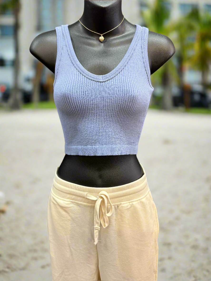 Seamless Ribbed Tank – Zula Surf