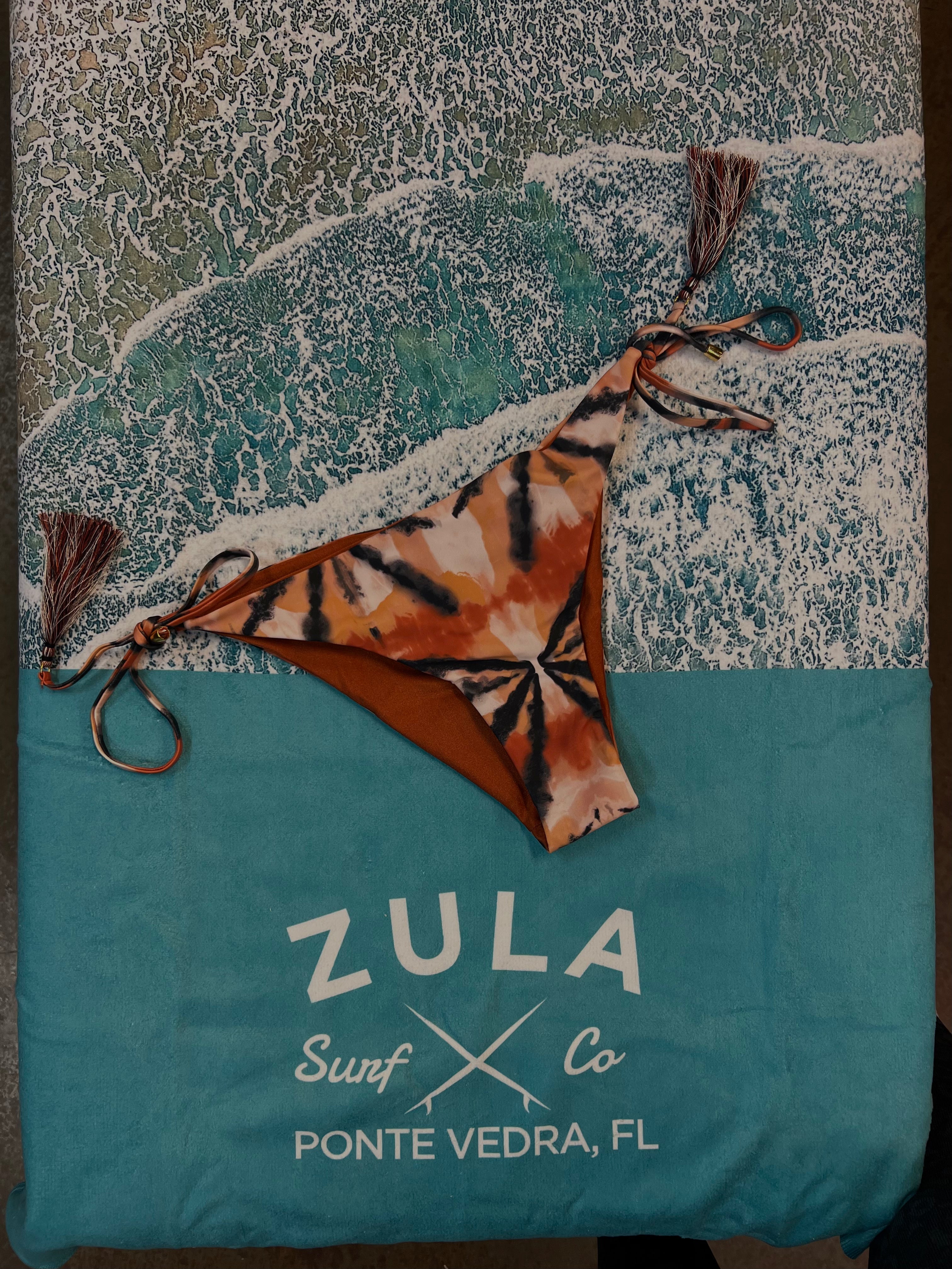 Tiger Stripes Cheeky Tie Side Bottom – Zula Surf